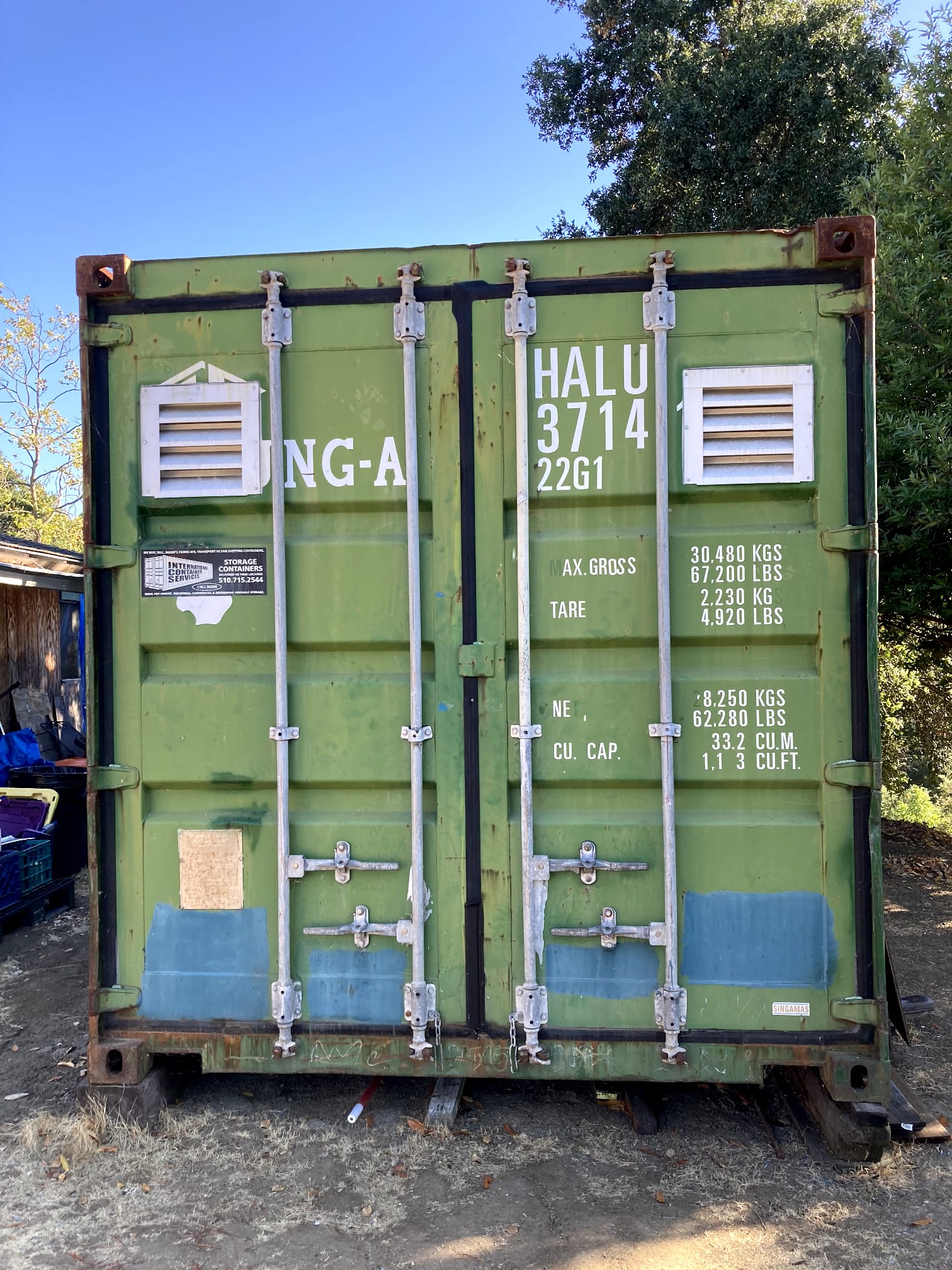 20FT WWT CONTAINERS WITH VENTILATION! – International Container Services